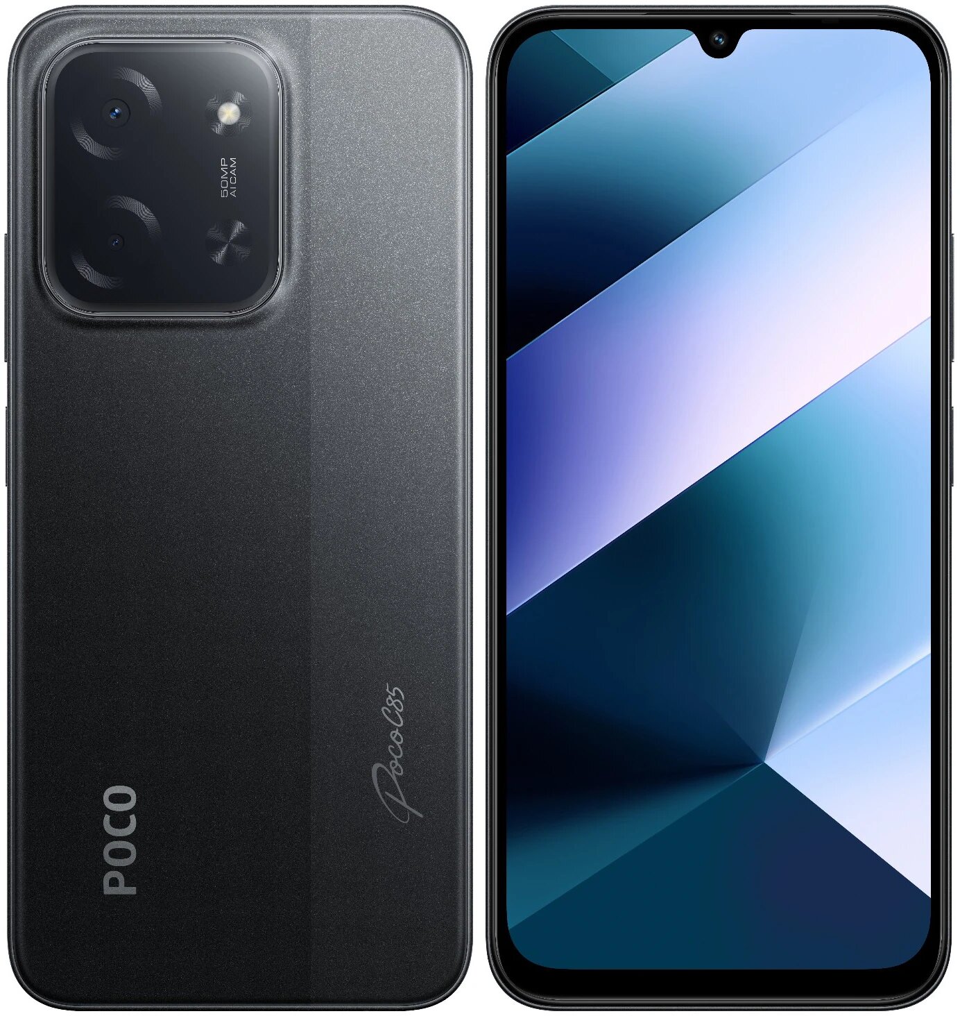 Cмартфон Poco C85 6/128GB, черный