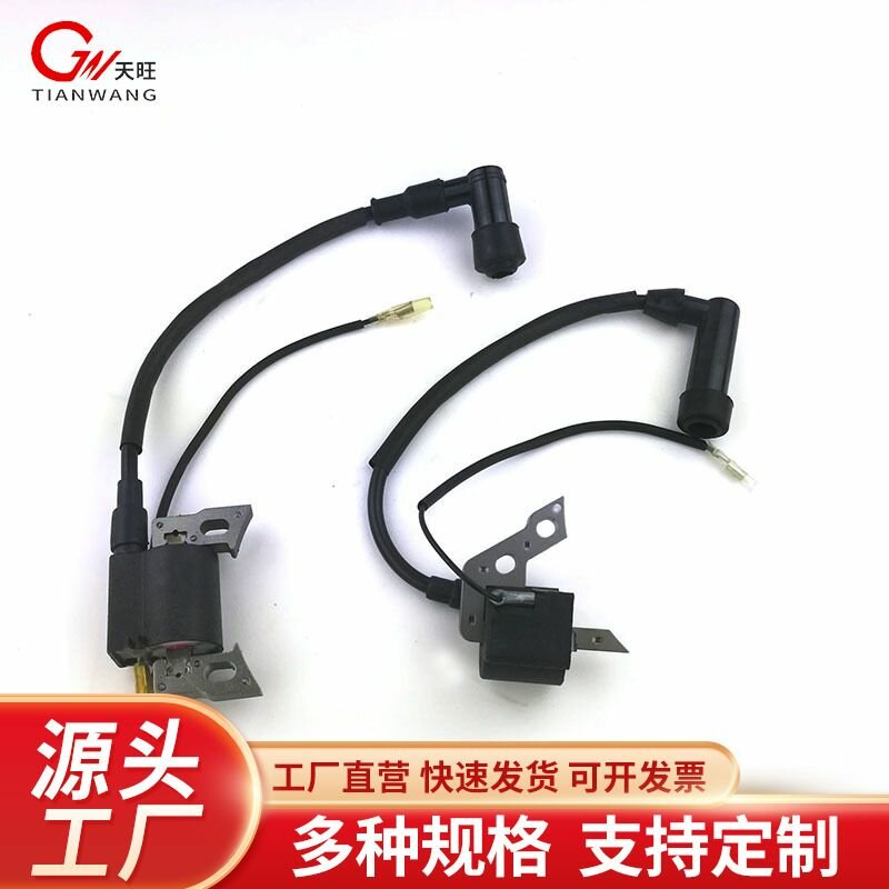 Катушка зажигания для бензинового двигателя мощностью 1 кВт 154F/156F, комплект высокого напряжения для запасных частей генератора 1500/1800