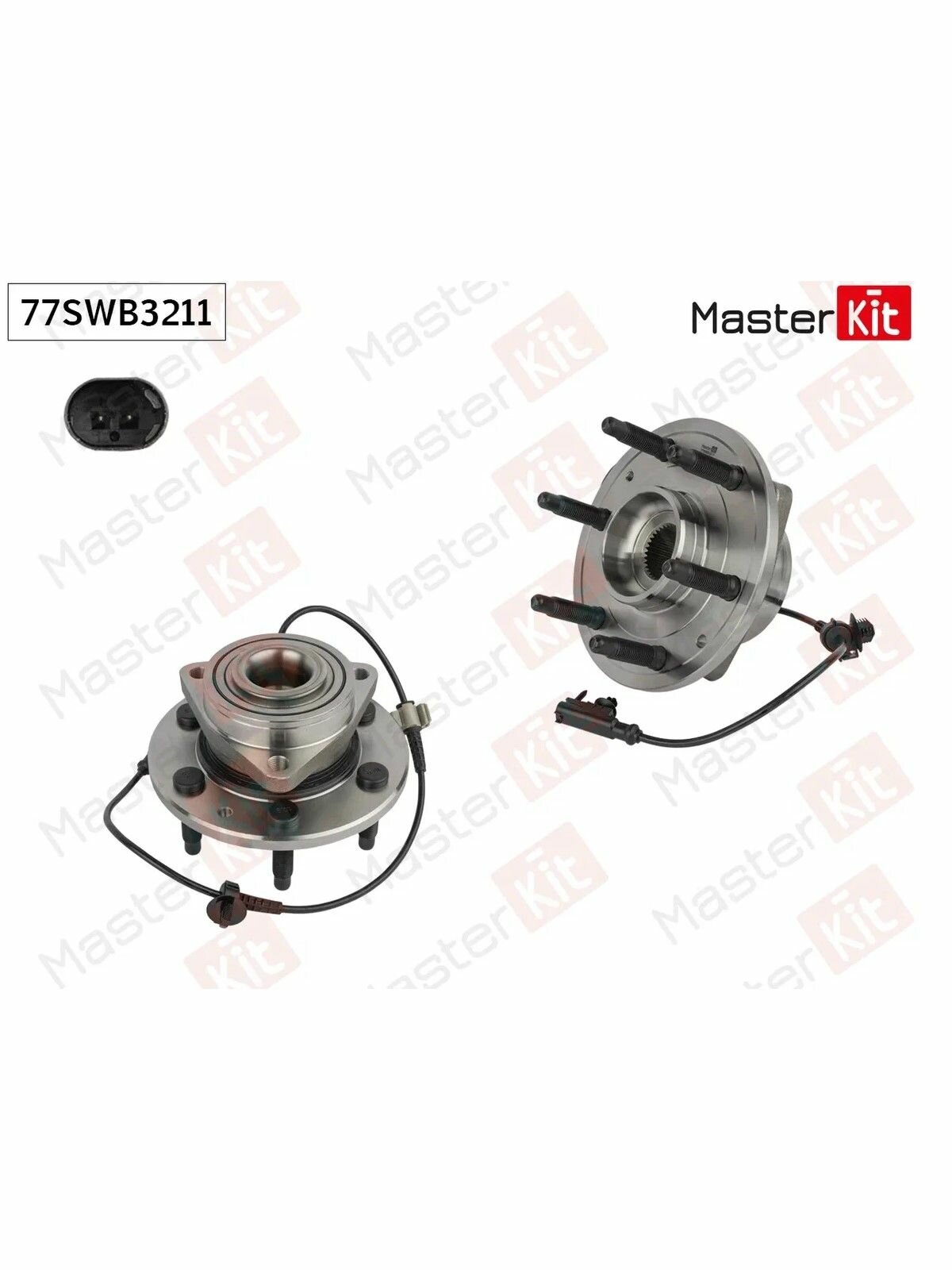 Ступица в сборе с подшипником передняя Cadillac ESCALADE/Chevrolet TAHOE (GMT900)/GMC YUKON, MASTERKIT 77SWB3211