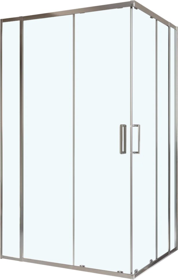 Душевой уголок BelBagno Luce AH-22-125/105-C-Cr без поддона, стеклянный, 125x105, прямоугольный, раздвижной, итальянский