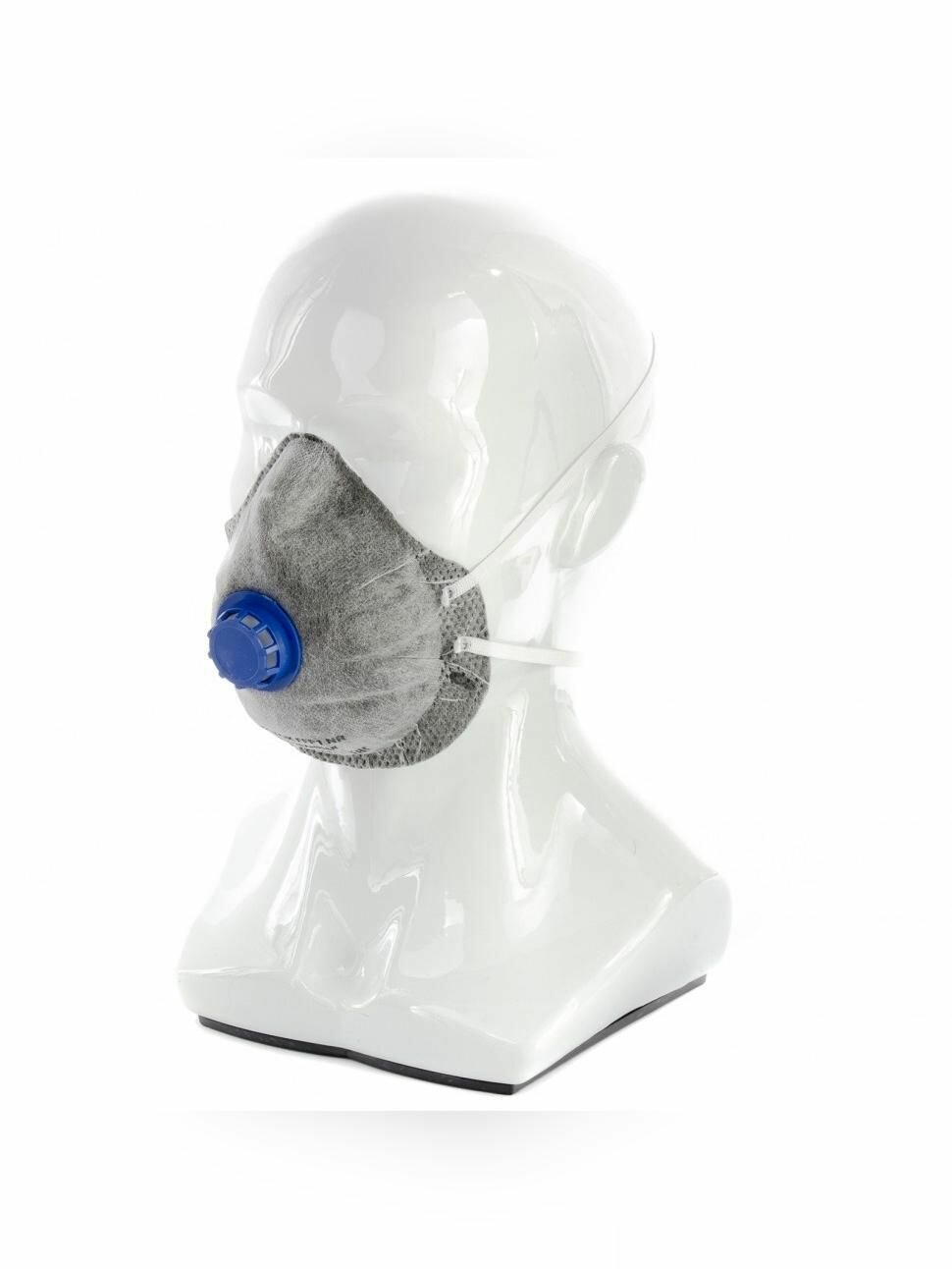 Полумаска фильтрующая формованная, модель "Исток", с угольным слоем, с клапаном выдоха FFP1 NR 892467