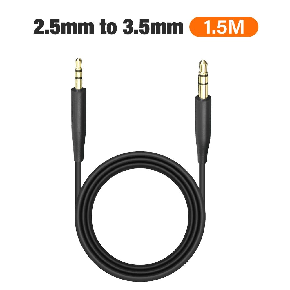 AUX-кабель 3.5 мм - 2.5 мм Nephy для наушников Bose черный