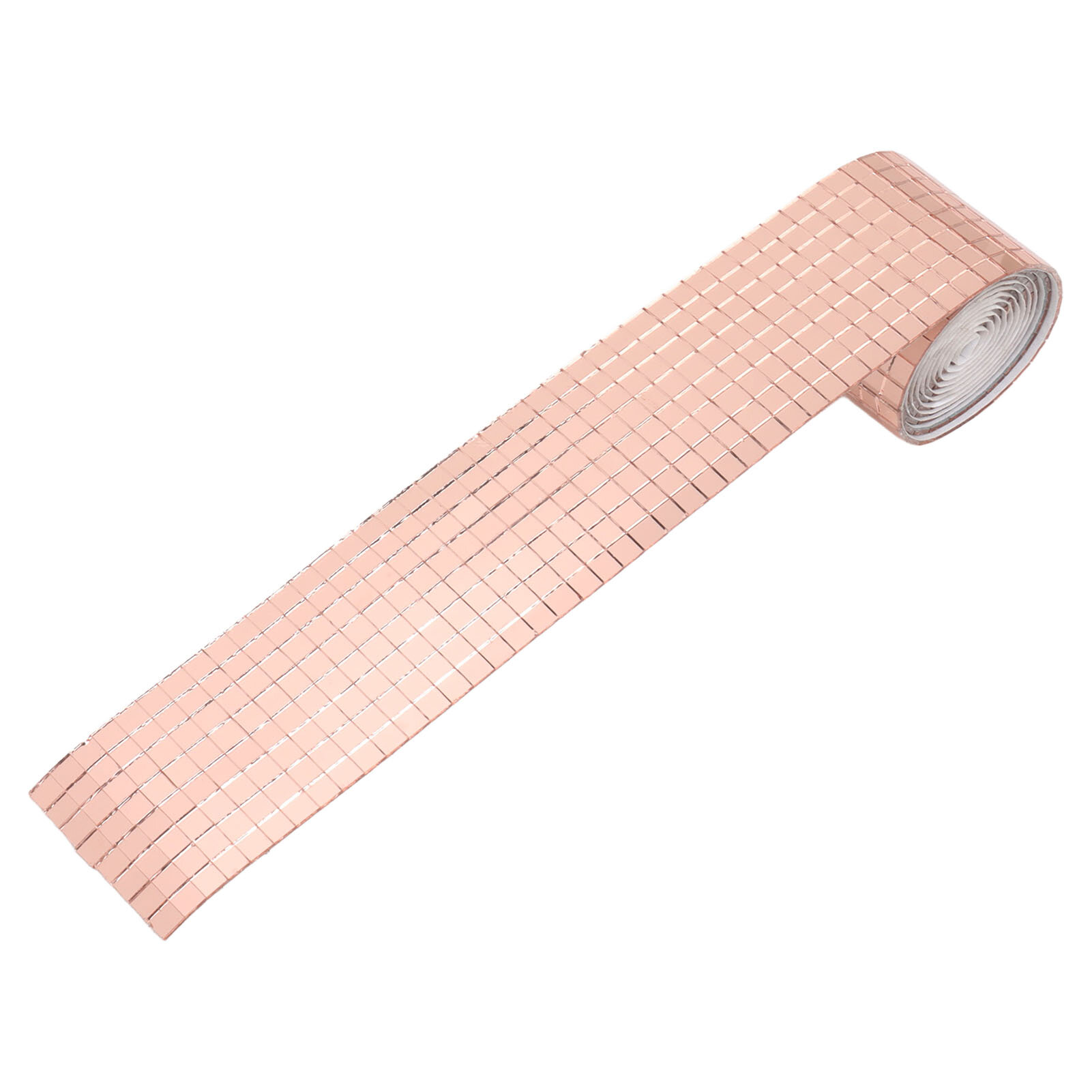 1600 шт. самоклеящаяся зеркальная мозаика, клейкая мозаика, квадратная стеклянная плитка, наклейка для украшения дома, розовое золото