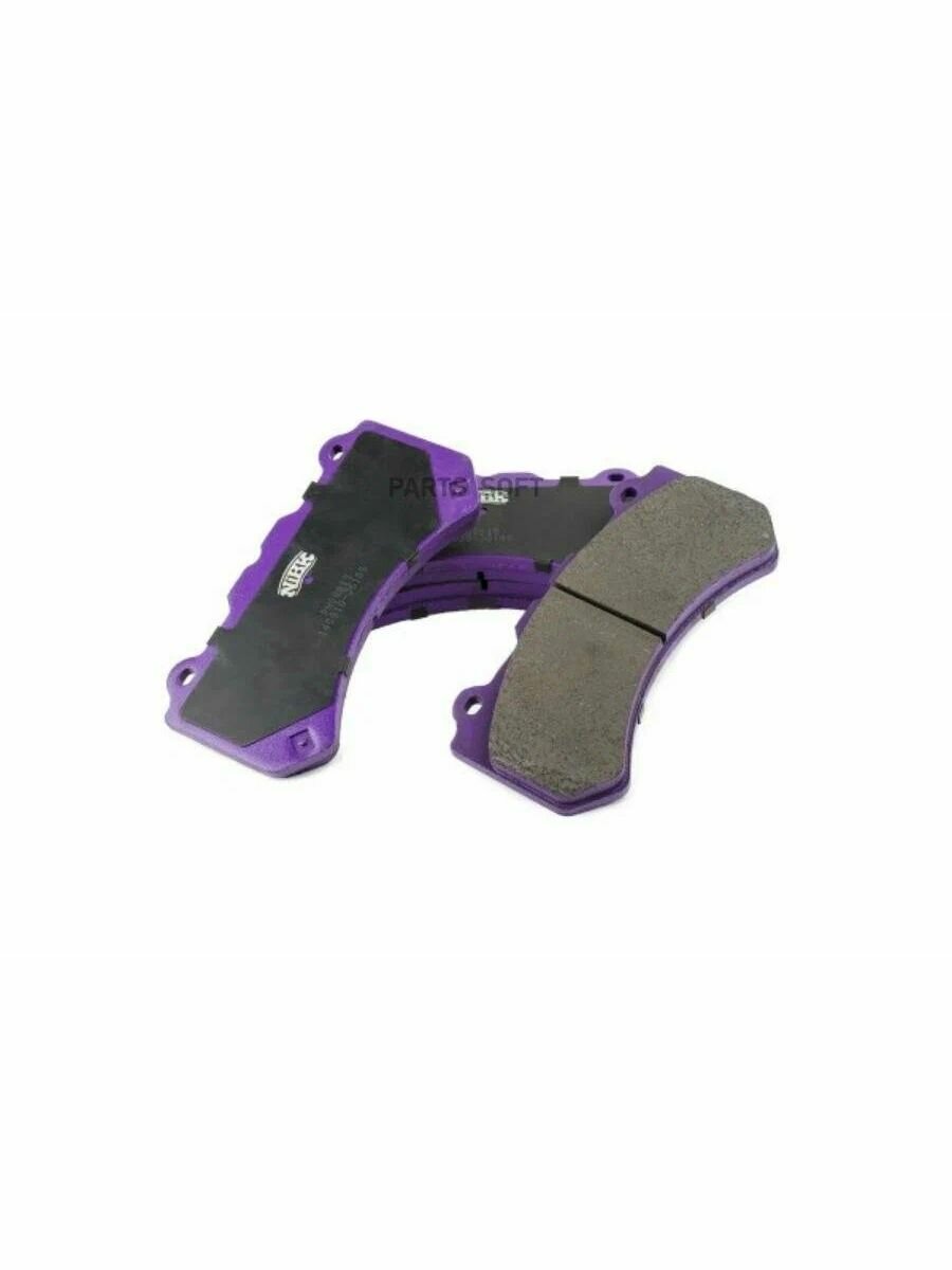 Колодки тормозные дисковые передние NIBK PN0801 для Chevrolet Camaro, Dodge Charger, Jeep Grand Cherokee, Nissan GT-R