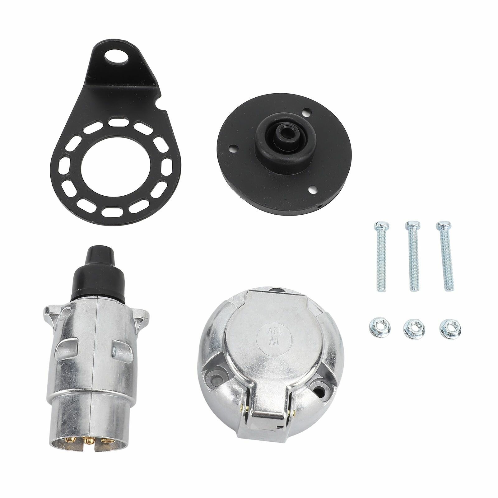 Комплект разъемов для прицепа DC12V 7 Pin жгут проводов кронштейны