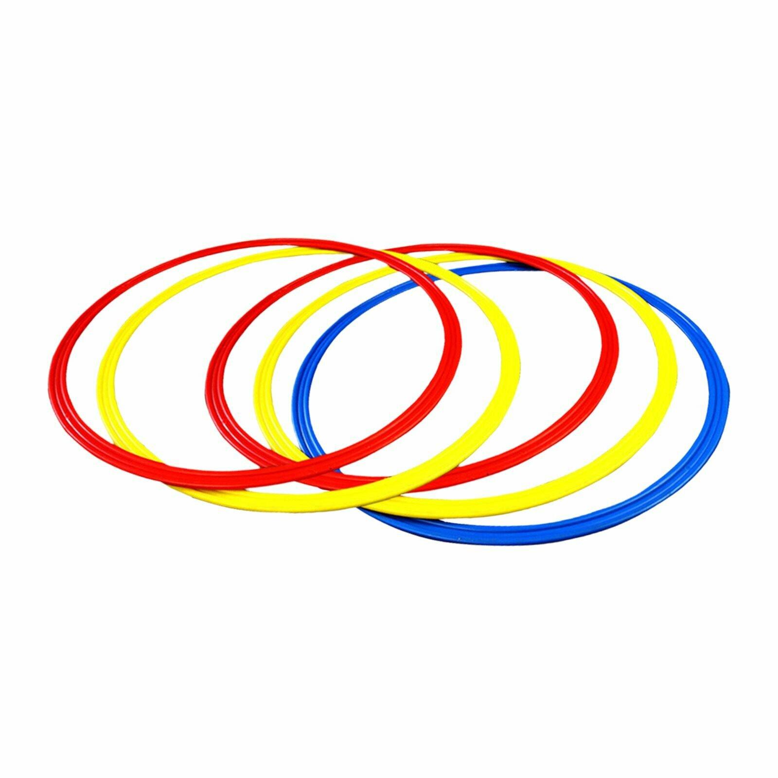 Портативные тренировочные кольца для футбольной скорости и ловкости 40см 5 шт.