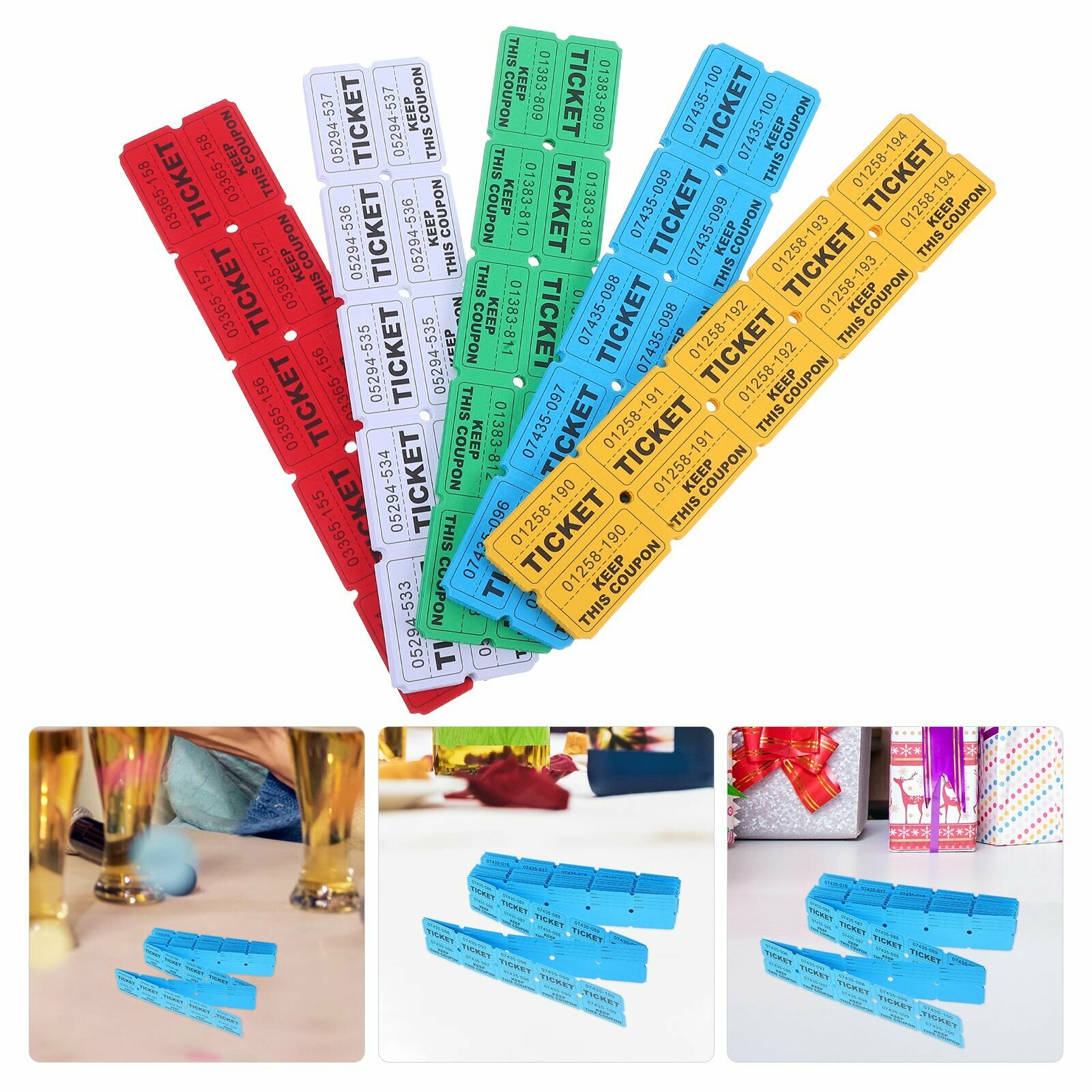 500 Пар Билетов Для Розыгрыша, Из Бумаги, Для Организации Событий