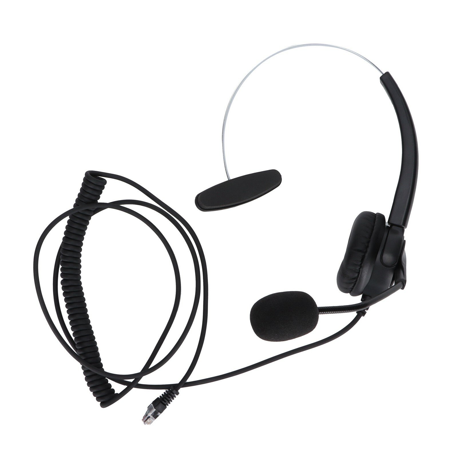 Telephone Headset OmniDirectional Business Office Call Center Corded Headset(VH530RJ9 (Single Ear) )