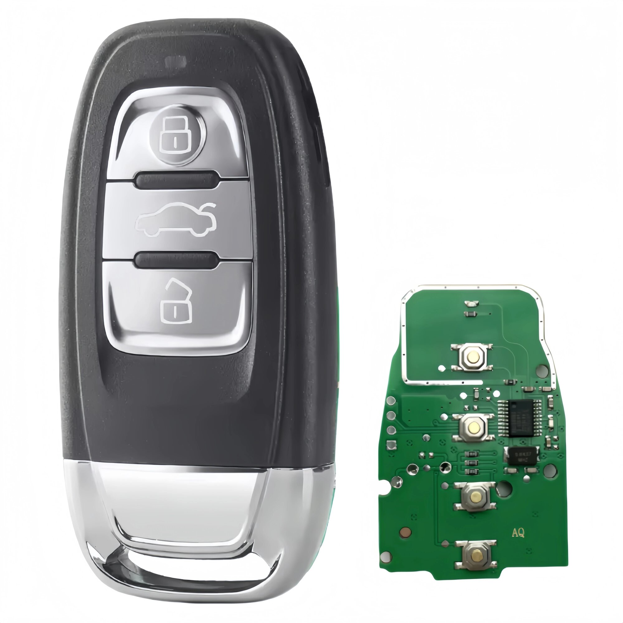 XJMYNB 8T0959754C 8T0959754D полуумный ключ от автомобиля 315/433/868 МГц ID46 чип для Audi A4 A4L A5 Q5 8K0959754E 8K0959754G 8K0959754H 3 Buttons, 433MHz