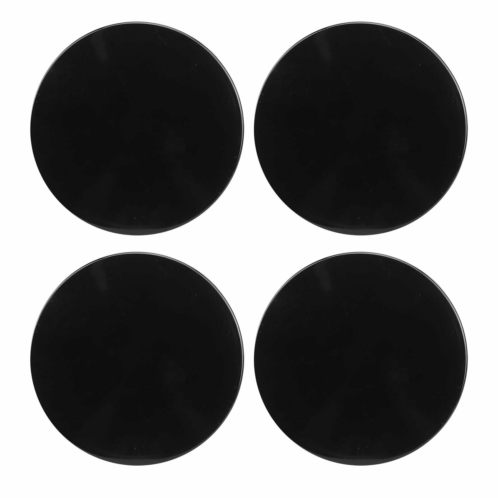 4 шт. центральные колпачки для колесных дисков, универсальные запасные части для автомобилей, внешний диаметр 68 мм, внутренний диаметр 62 мм, черные.