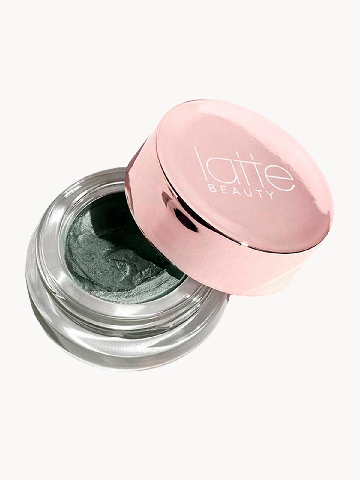 Тени для век кремовые Latte Beauty Muse "Оливково-зеленый", перламутровый финиш, оттенок 07