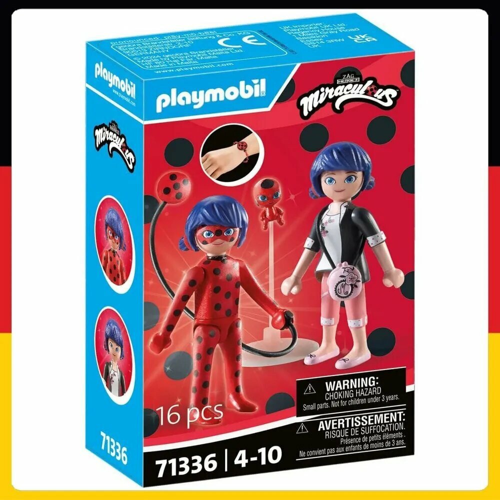 Конструктор пластиковый Playmobil Miraculous 71336 Чудеса: Маринетт и Ледибаг