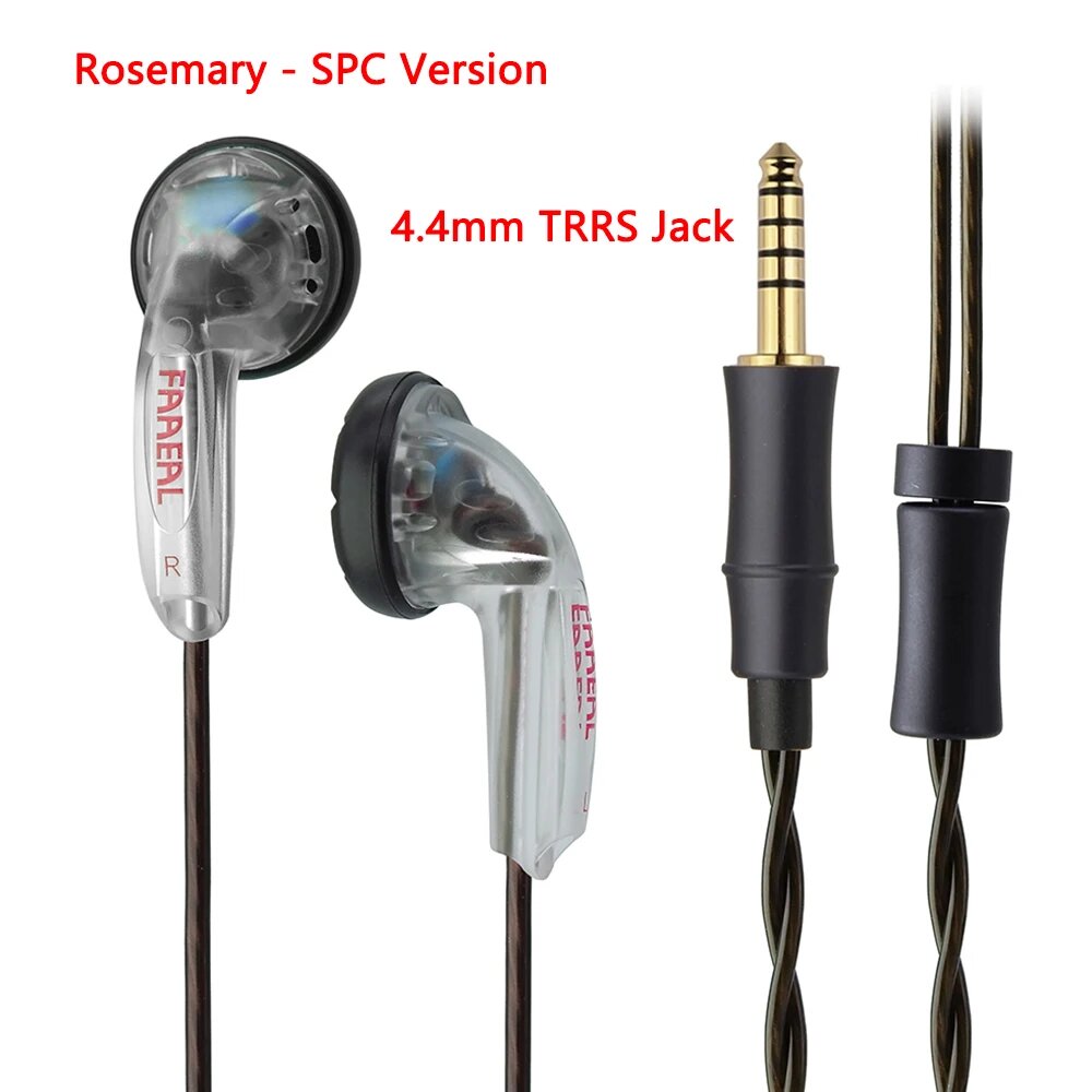 FAAEAL Rosemary SPC, 4.4mm TRRS Jack, серый/белый