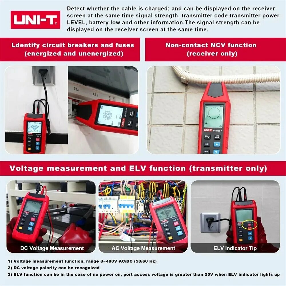 Кабелеискатель UNI-T UT25CL — фото 1