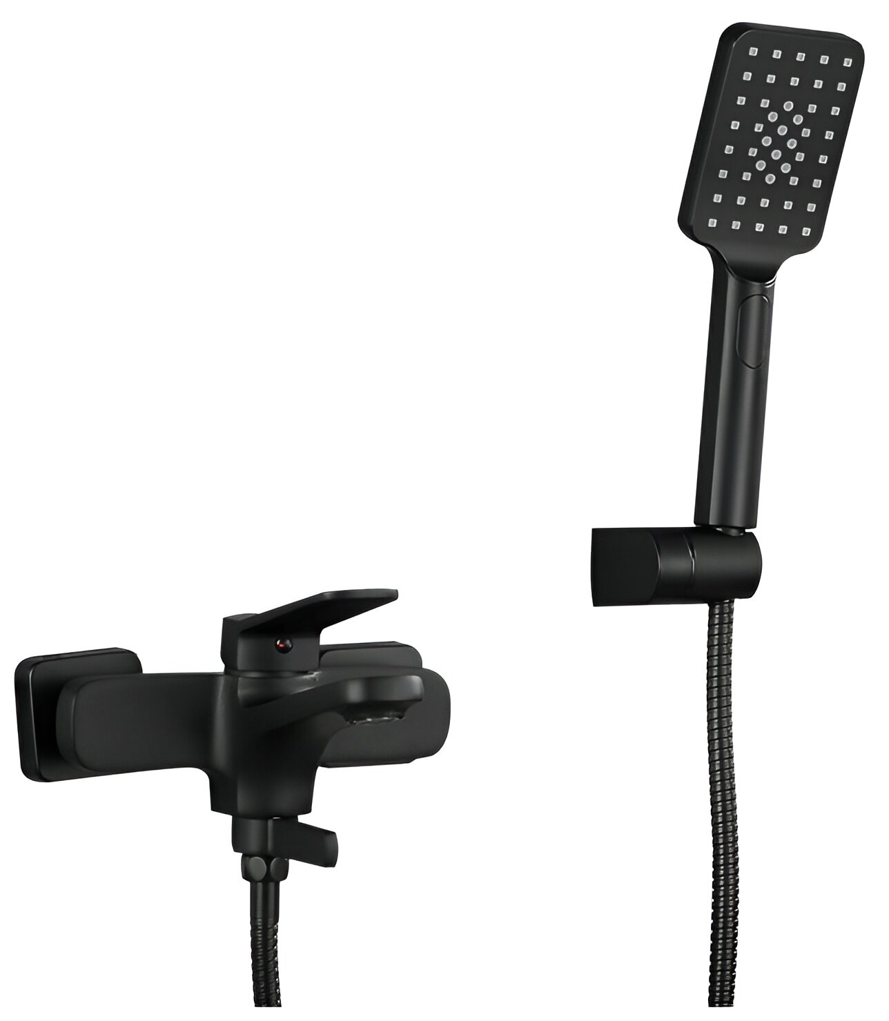 Смеситель для ванны Frap H62 F3262, латунь, вертикальный монтаж, черный матовый