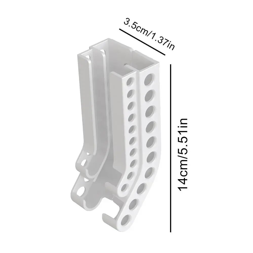Настенный органайзер для батареек AA и AAA Белый, WHITE