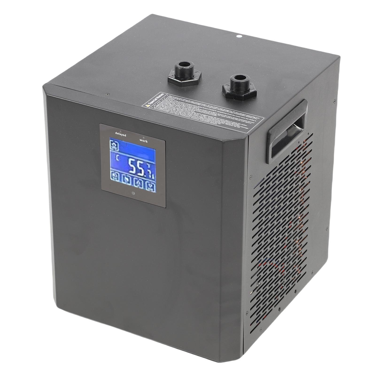 Кит Чиллер для Воды Мощностью 1/3 Лошадиных Силы Система Охлаждения Воды в Ванной Для Ледяной ванны с ЖКЭ Сенсорным Экраном Удалённым Управлением Розетка ЕС 220V