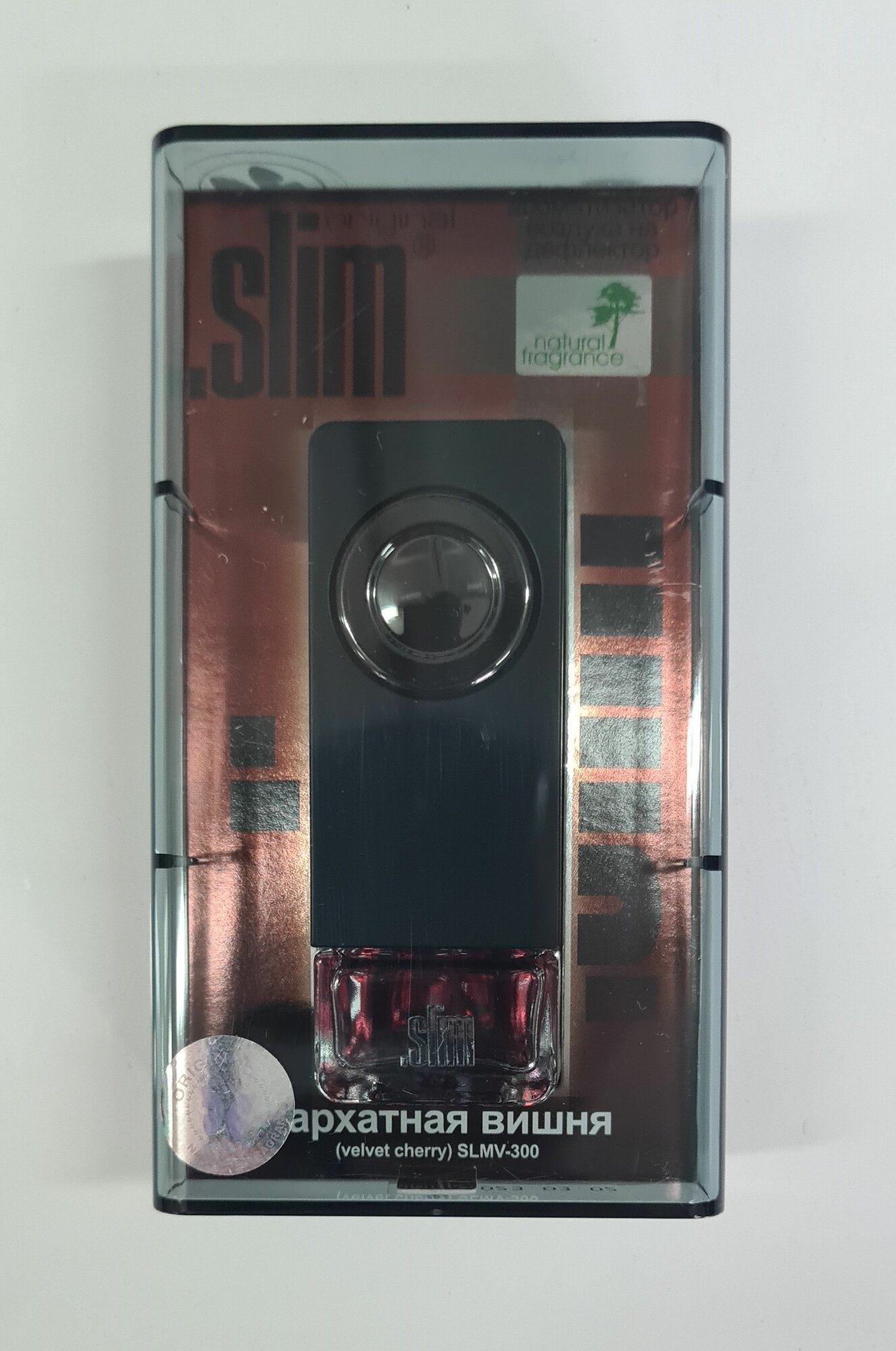 Ароматизатор для автомобиля SLIM Бархатная Вишня, на дефлектор, 8 мл