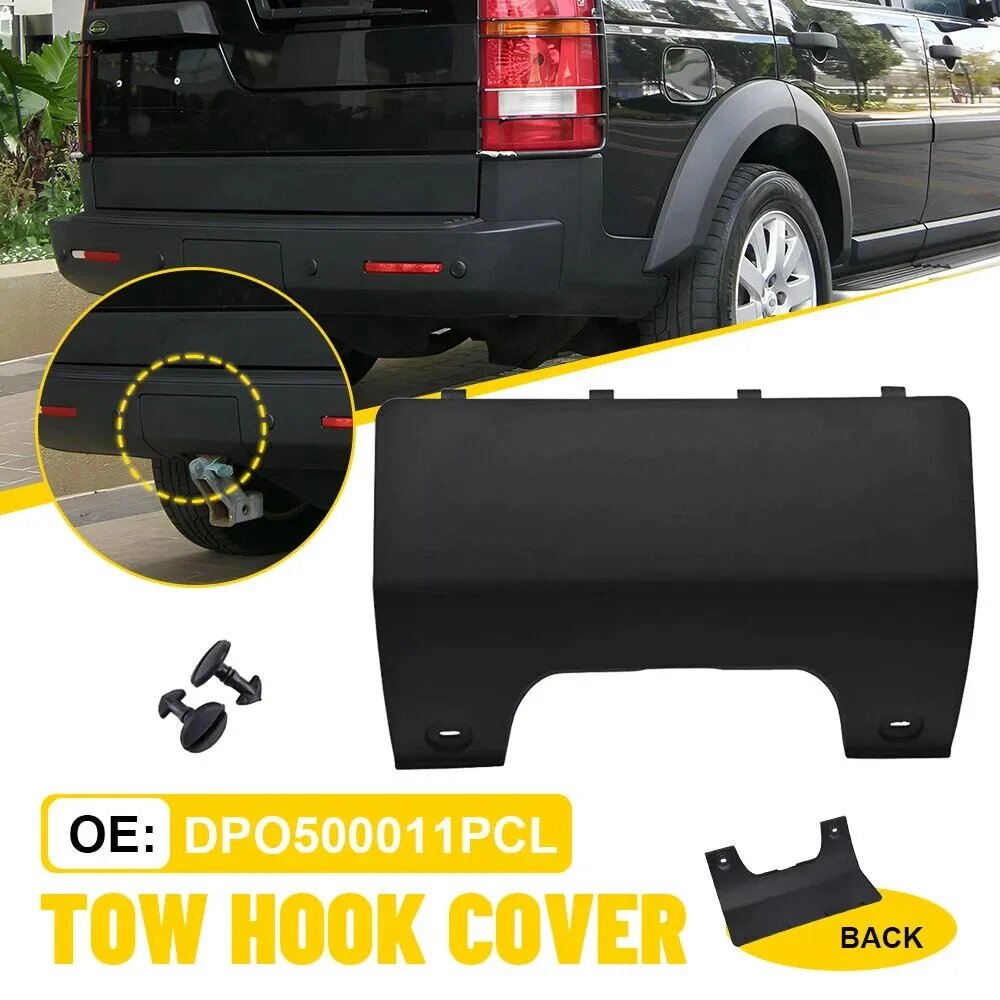 Заглушка буксировочного крюка заднего бампера Для Land Rover LR3 LR4 Discovery DPO500011PCL