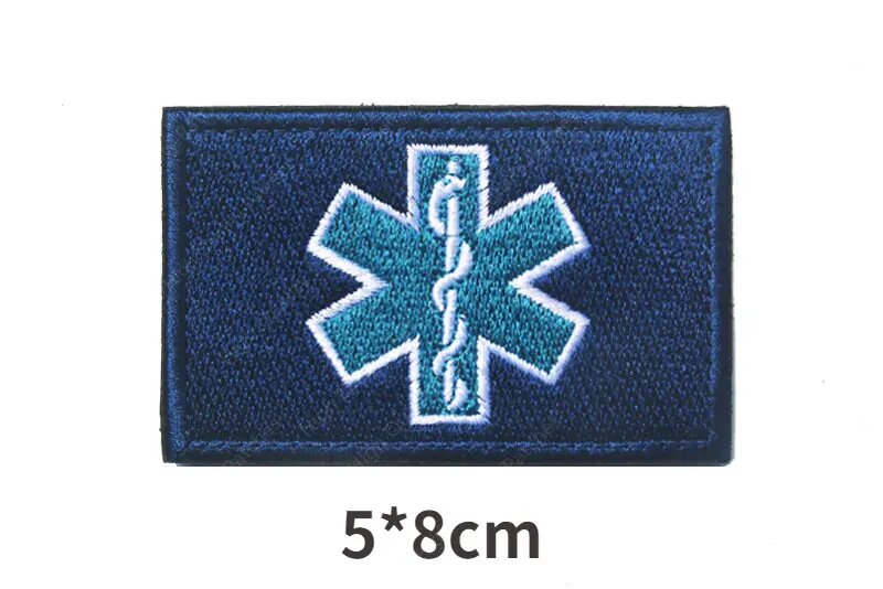 3D медицинские нашивки из ПВХ Paramed Medic Синий, V00332-334-3-4