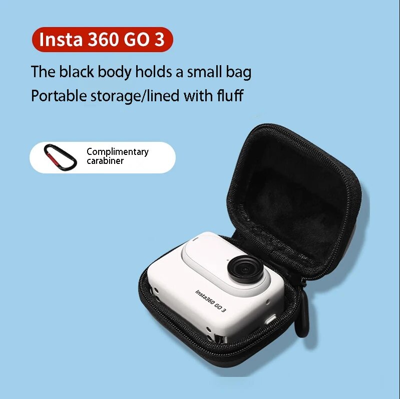 Для INSTA360 GO 3S Чехол Body Bag Mini Storage для Insta 360 GO 3 аксессуары сумка для хранения GO 3 mini Bag