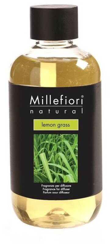 Millefiori Milano NATURAL / Сменный блок (рефилл) NATURAL / 250 мл. Лемонграсс / Lemon grass
