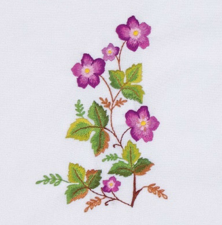 Набор для вышивания Матренин Посад #5507/ГЛ Краски лета, Гладь, 22 х 25 см