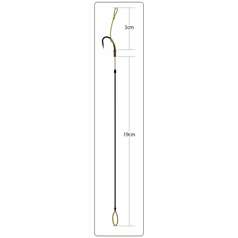 OWNER Оснастка готовая карповая ORC-4 Bungee rig №4 25lb 19см 2шт