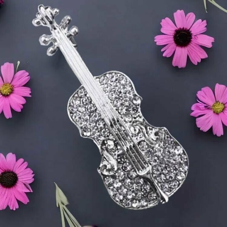 Брошь, кристаллы Swarovski