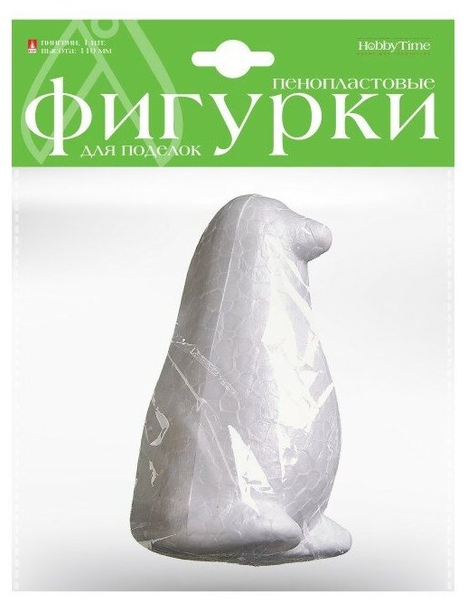 Пенопластовые фигурки. Пингвин, 110 ММ, 1 ШТ.