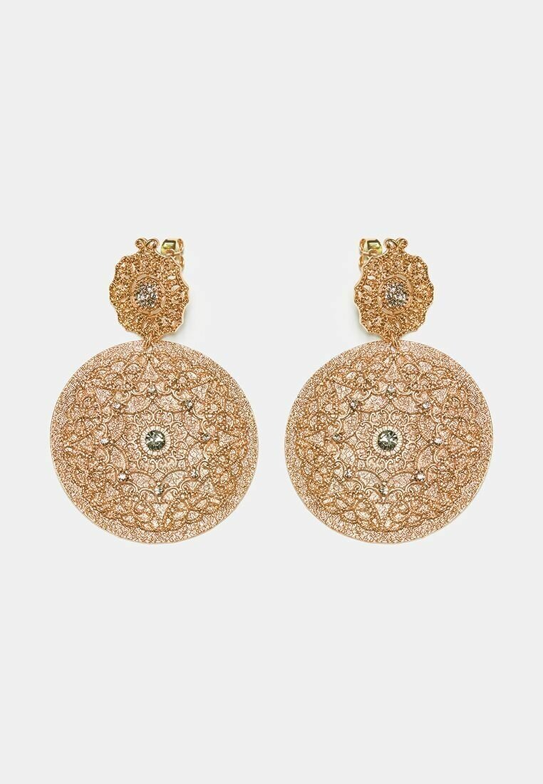 Серьги, кристалл, стекло