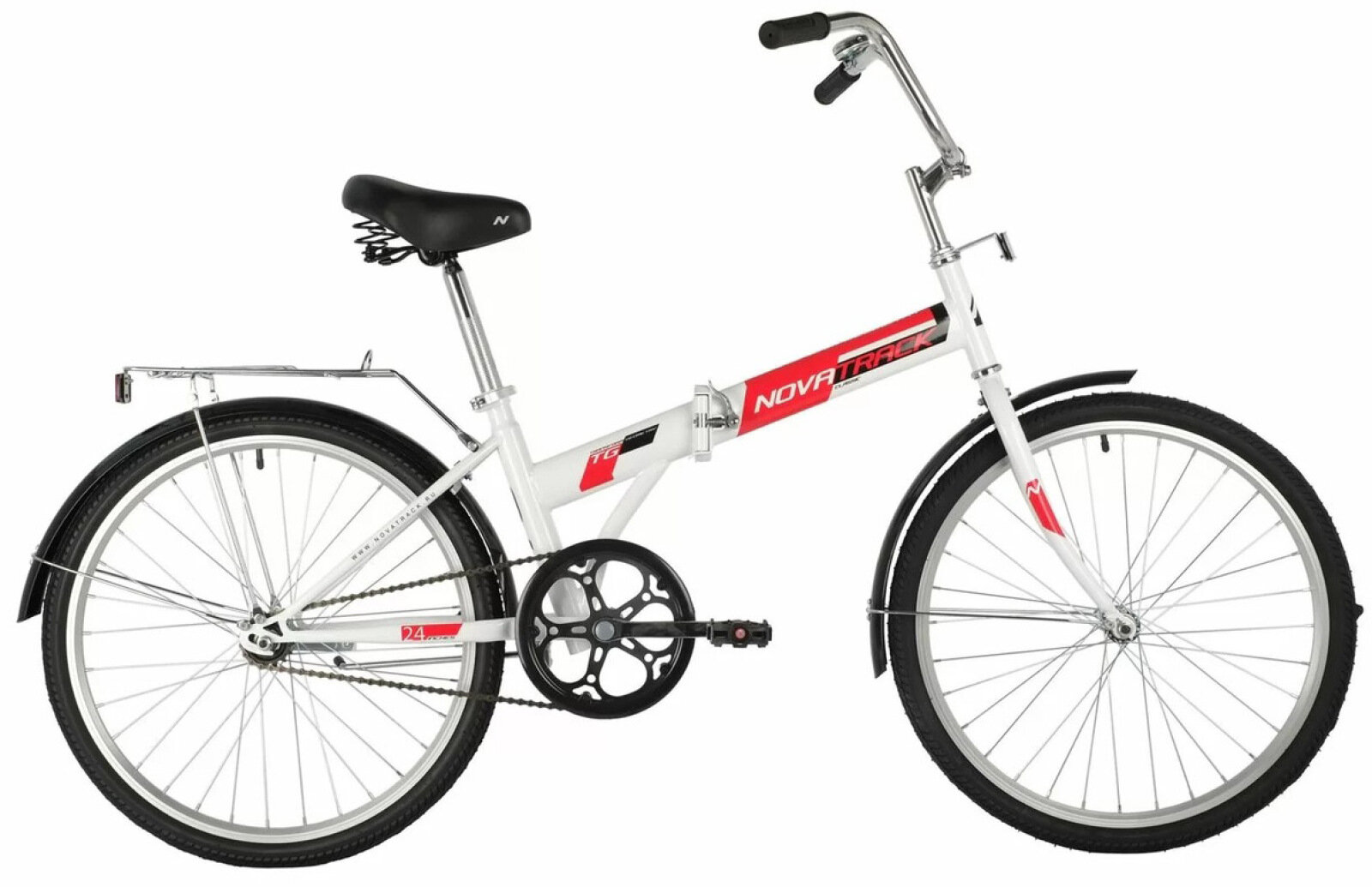 Складной велосипед Novatrack TG 24" 2.0 (2021) 24 Белый