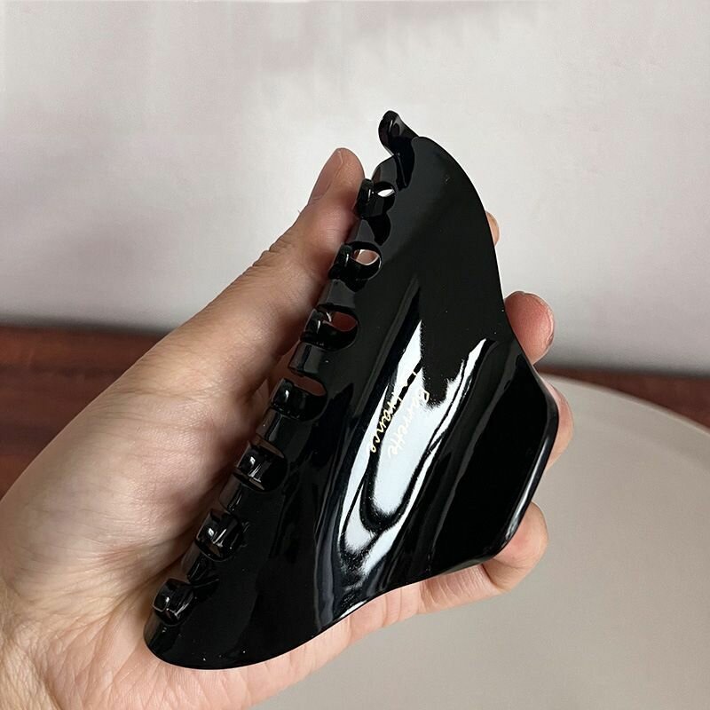 Большая изысканная заколка для волос. Краб для волос большой.