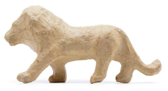 Фигурка из папье-маше. "ЛЕВ" 3,5x16x8 см