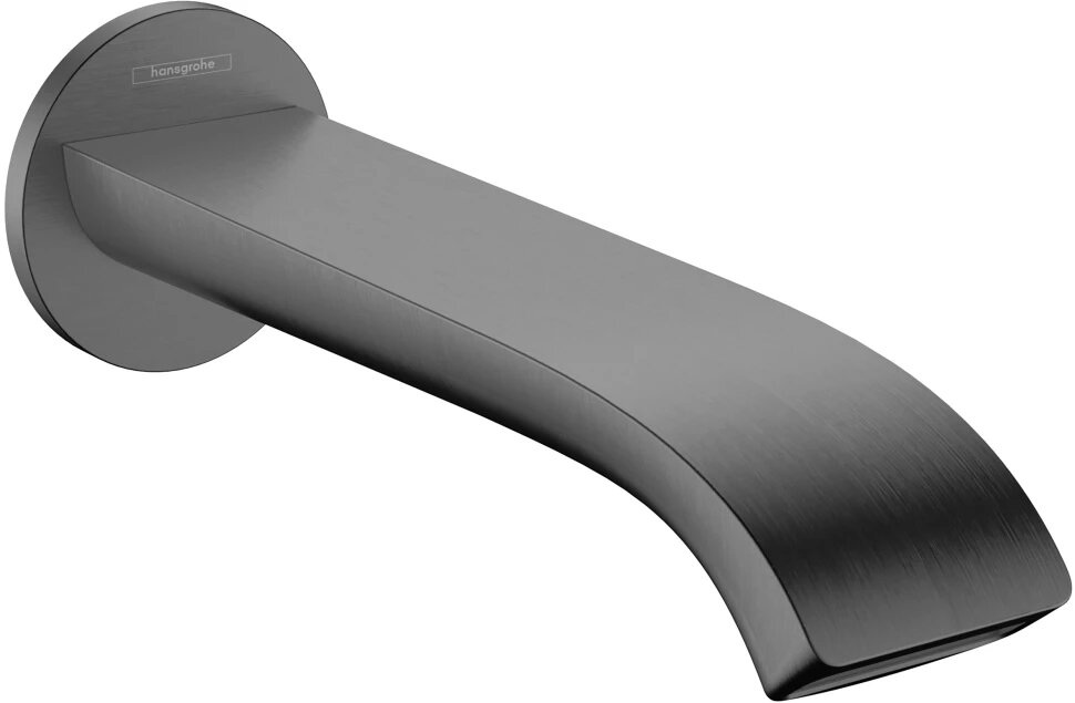 Излив для ванны Hansgrohe Vivenis 75410340 202 мм, черный хром матовый
