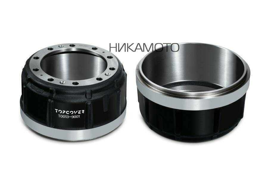 TOPCOVER T00139001 Барабан тормозной KMZ 6520 (2003>) H=250 D415. dпосад.=283. n10