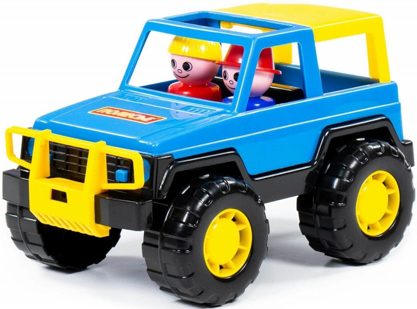 Автомобиль "Джип Вояж", игрушечная машинка для детей, пластиковая игрушка для песочницы и дома, цвет микс
