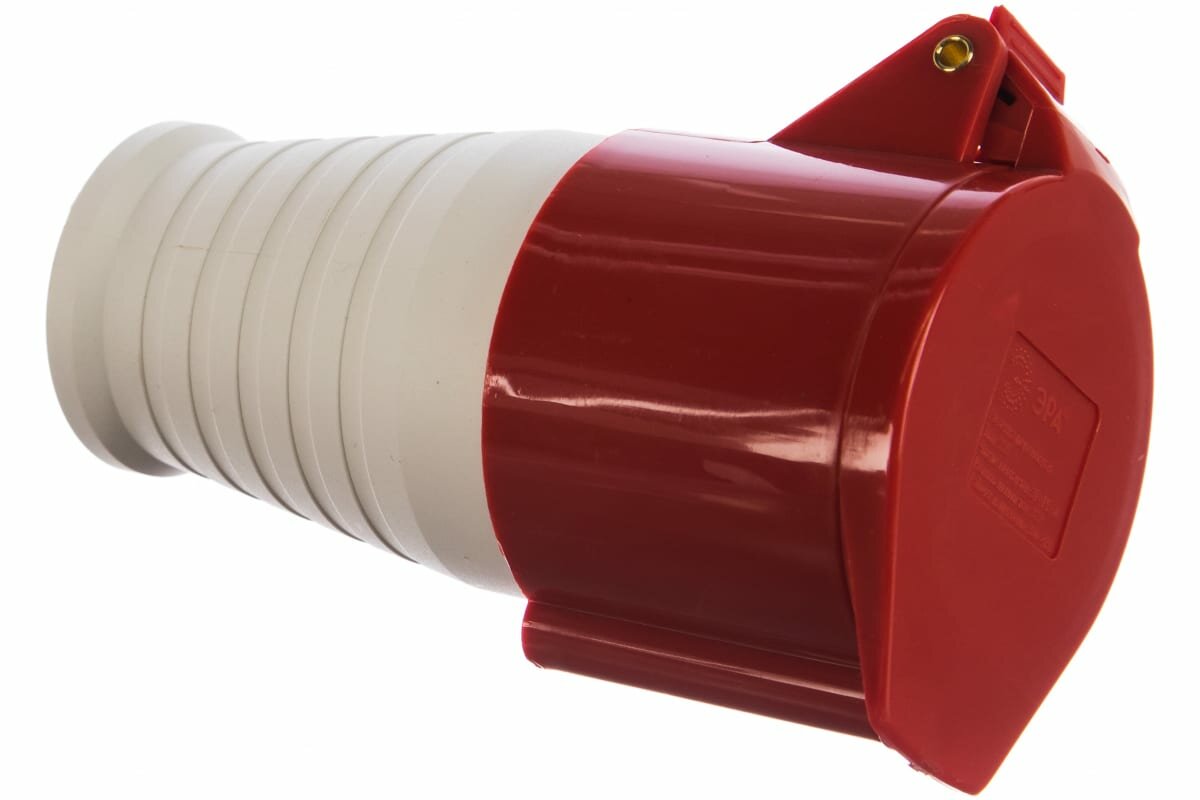 ЭРА 225переносная розетка 3Р+РЕ+N, 32 А, 380 В, IP44, Б0032866, для наружной эксплуатации