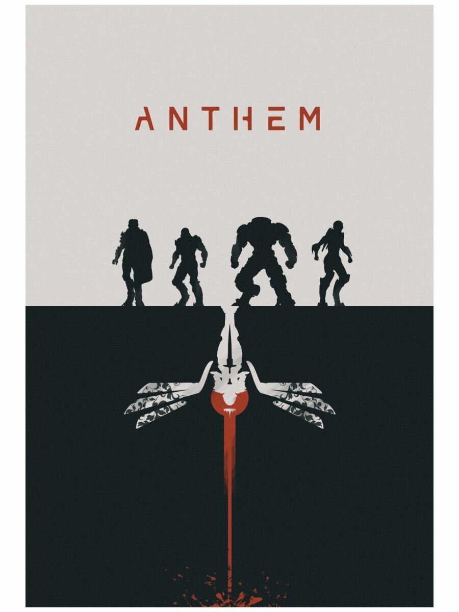 Постер "Anthem. Минималистичный плакат"