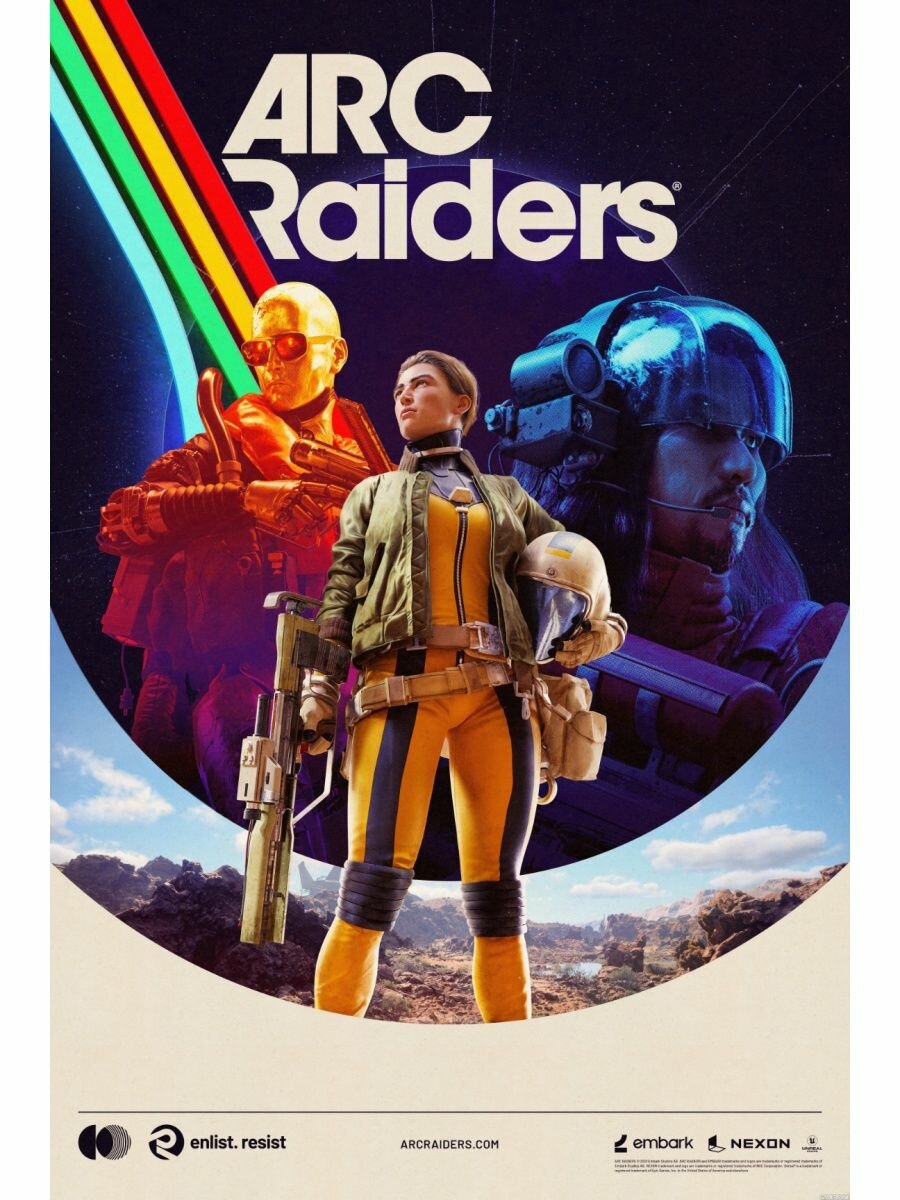 Постер "Arc Raiders. Отряд налётчиков"