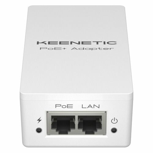 Инжектор PoE+ Keenetic KN-4510 10/100/1000BASE-T 30Вт 100-240В(АС)
