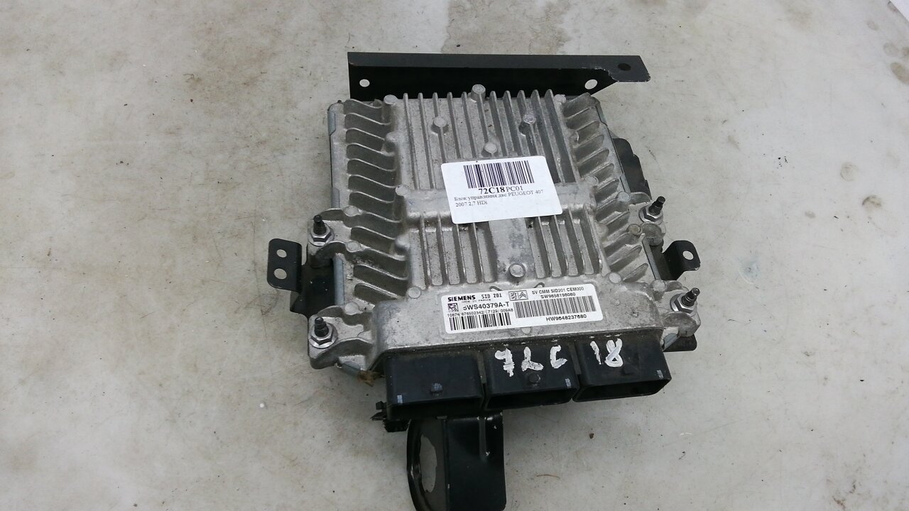 Блок управления двс PEUGEOT 407, Номер 5WS40379AT, HW9648237680, SW9658198080