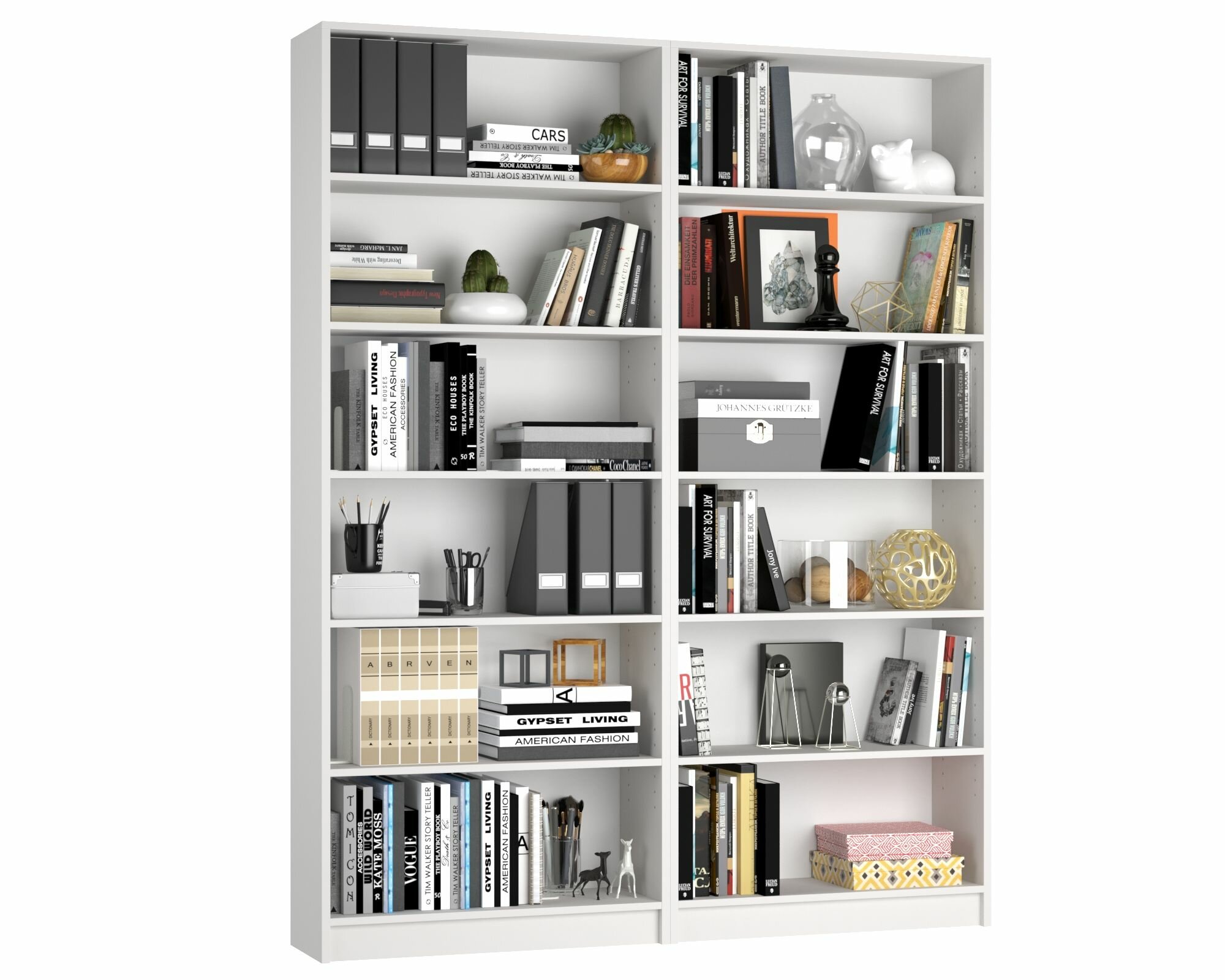 Стеллаж для книг "Билли 5" 160х202х28, белый