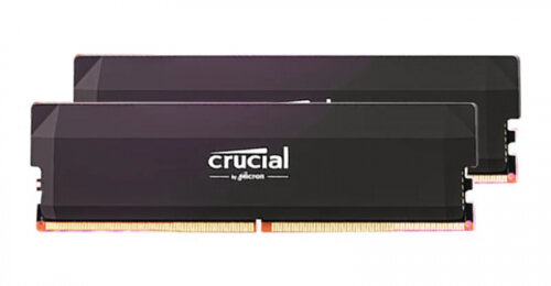 Оперативная память Crucial DDR5 32GB (2x16Gb) 6000MHz PC-48000 Pro Black Gaming Memory CL46 1.35V (CP2K16G60C36U5B)