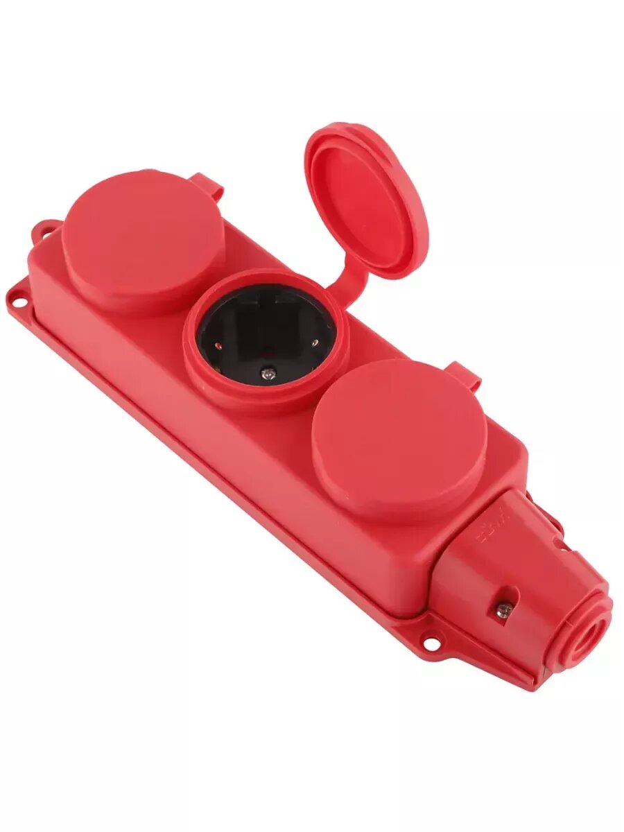 Колодка для удлинителя 3 розетки 3680 Вт