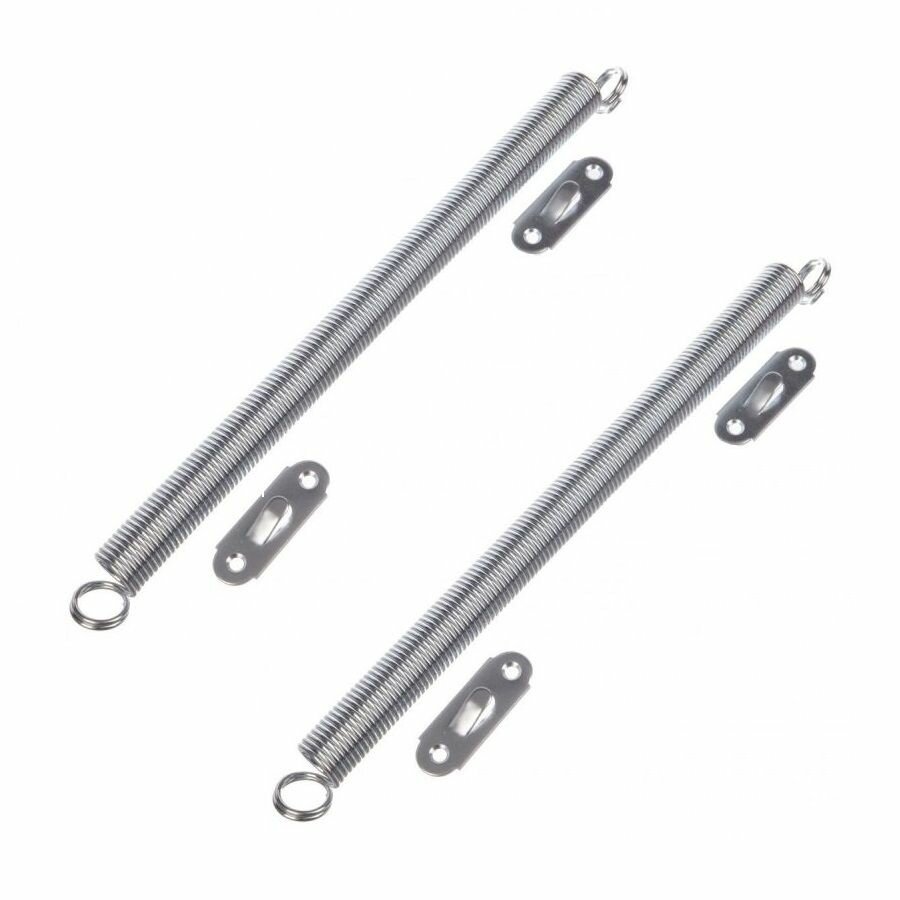 Комплект пружин дверных Металлист D=18,5 / 280мм с зацепом цинк 2шт.