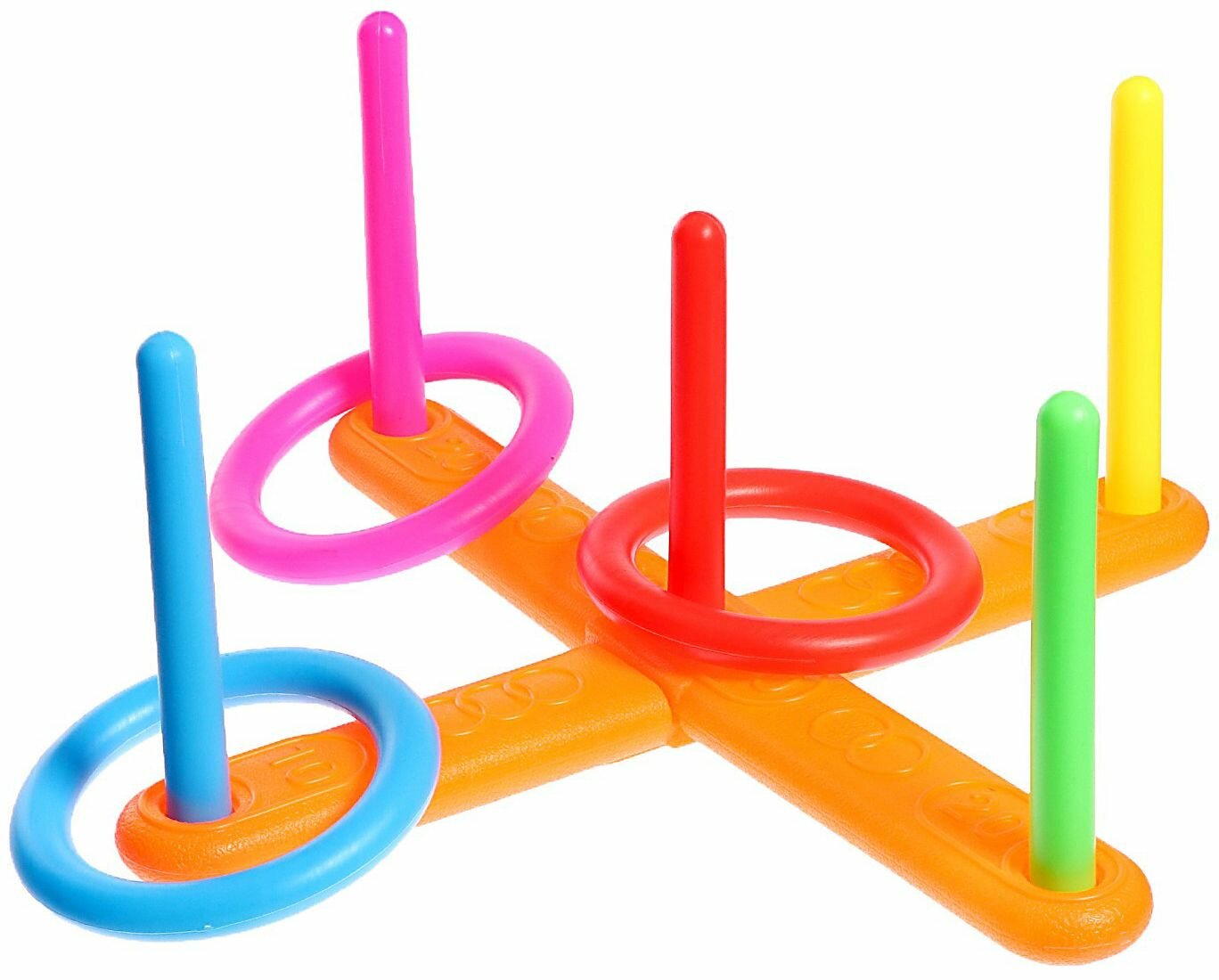 Детская игра "Кольцеброс" для дома и улицы, набрось кольцо, развитие ловкости и моторики