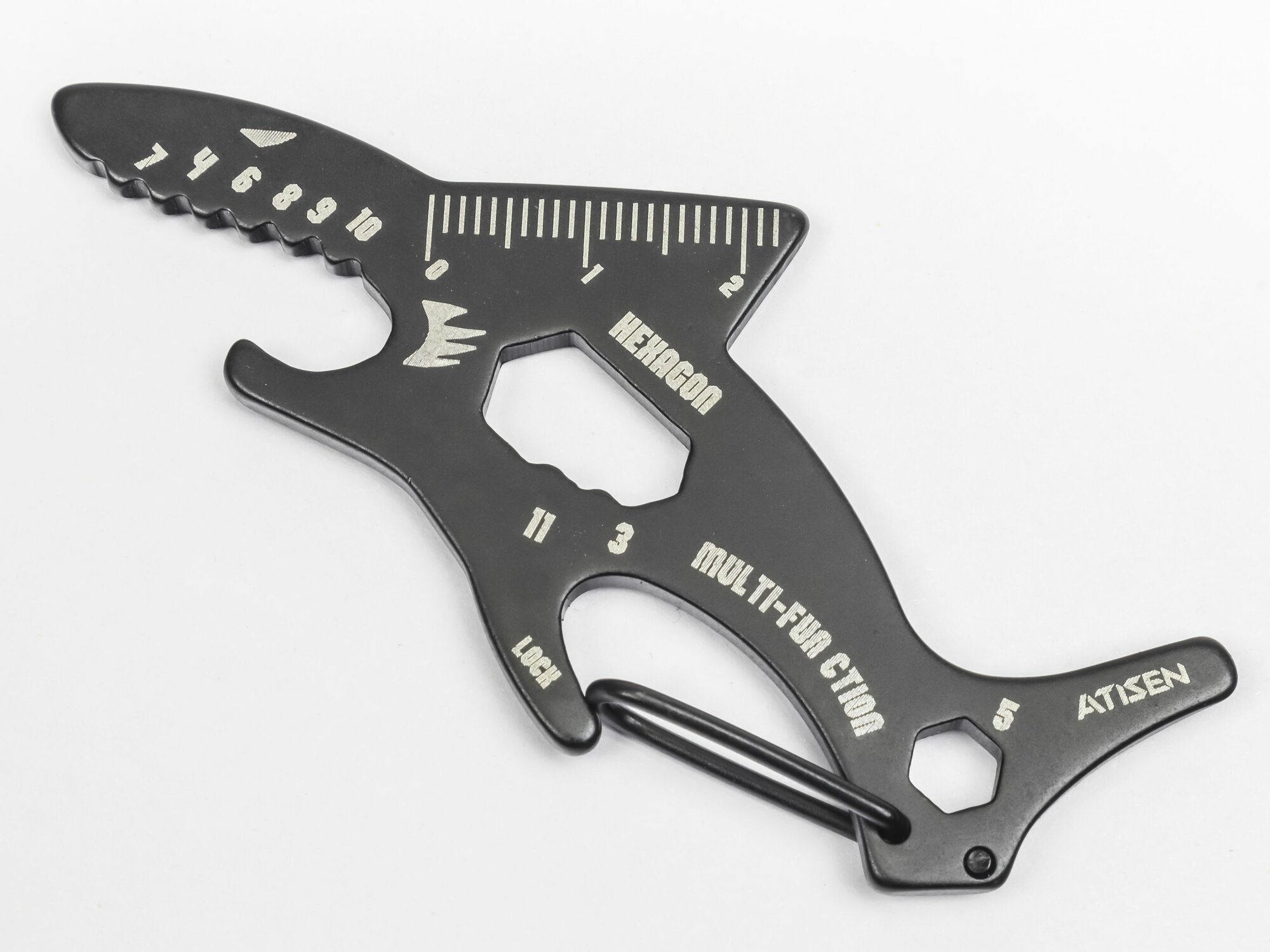 Универсальный мультитул-брелок "Акула"