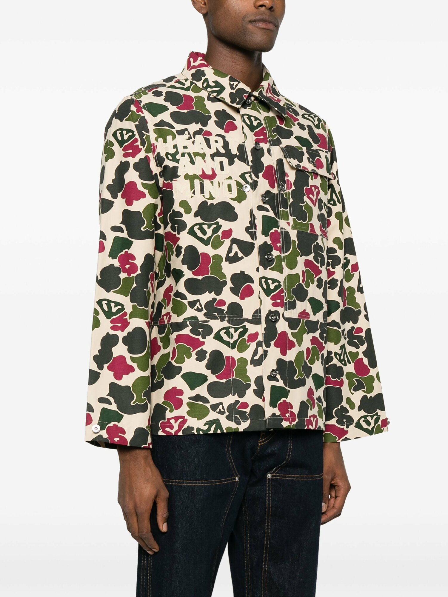 Куртка BILLIONAIRE BOYS CLUB Duck Camo, размер M, green — фото 1