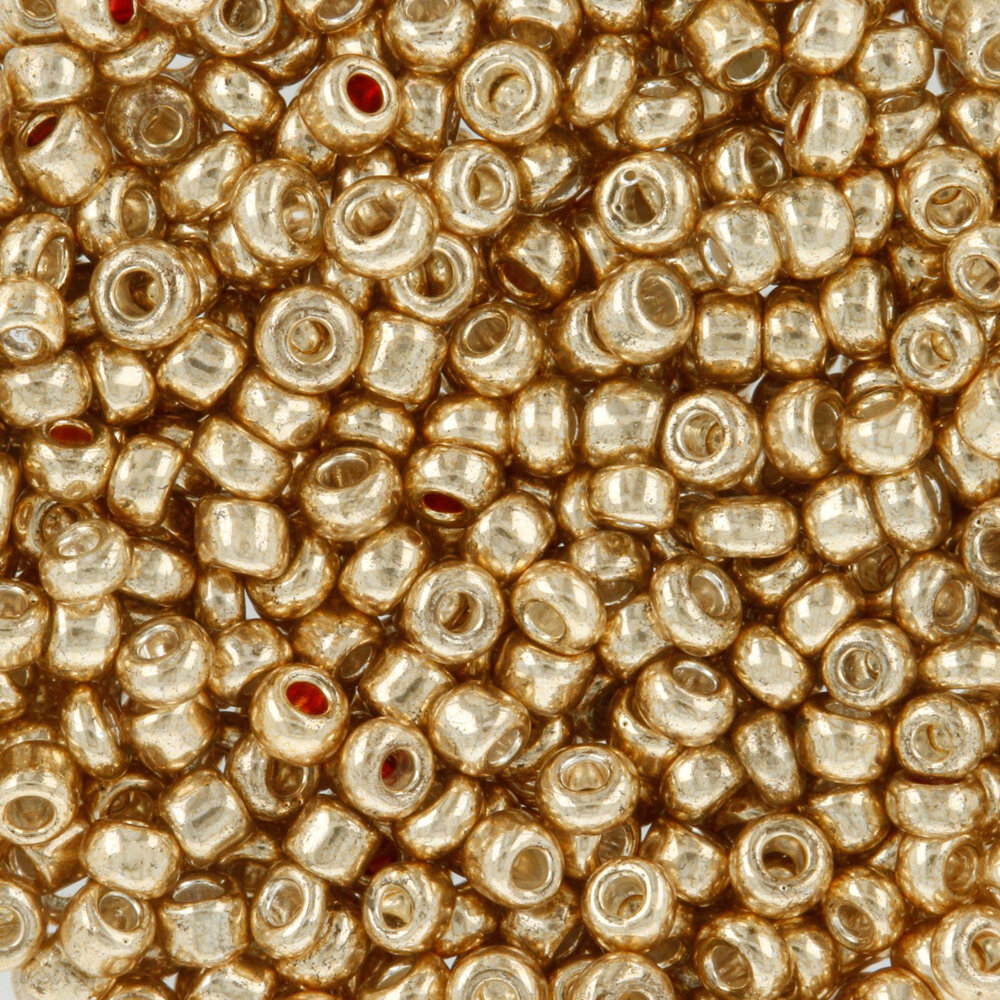 Бисер "Zlatka" GR 11/0 (0557-0569) 10 шт 10 г №0560 золотой